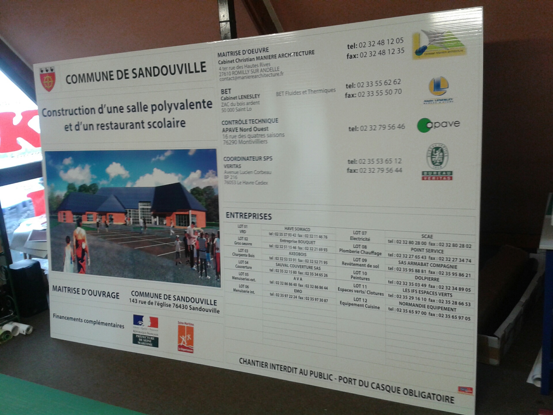 Panneau de construction - PANO